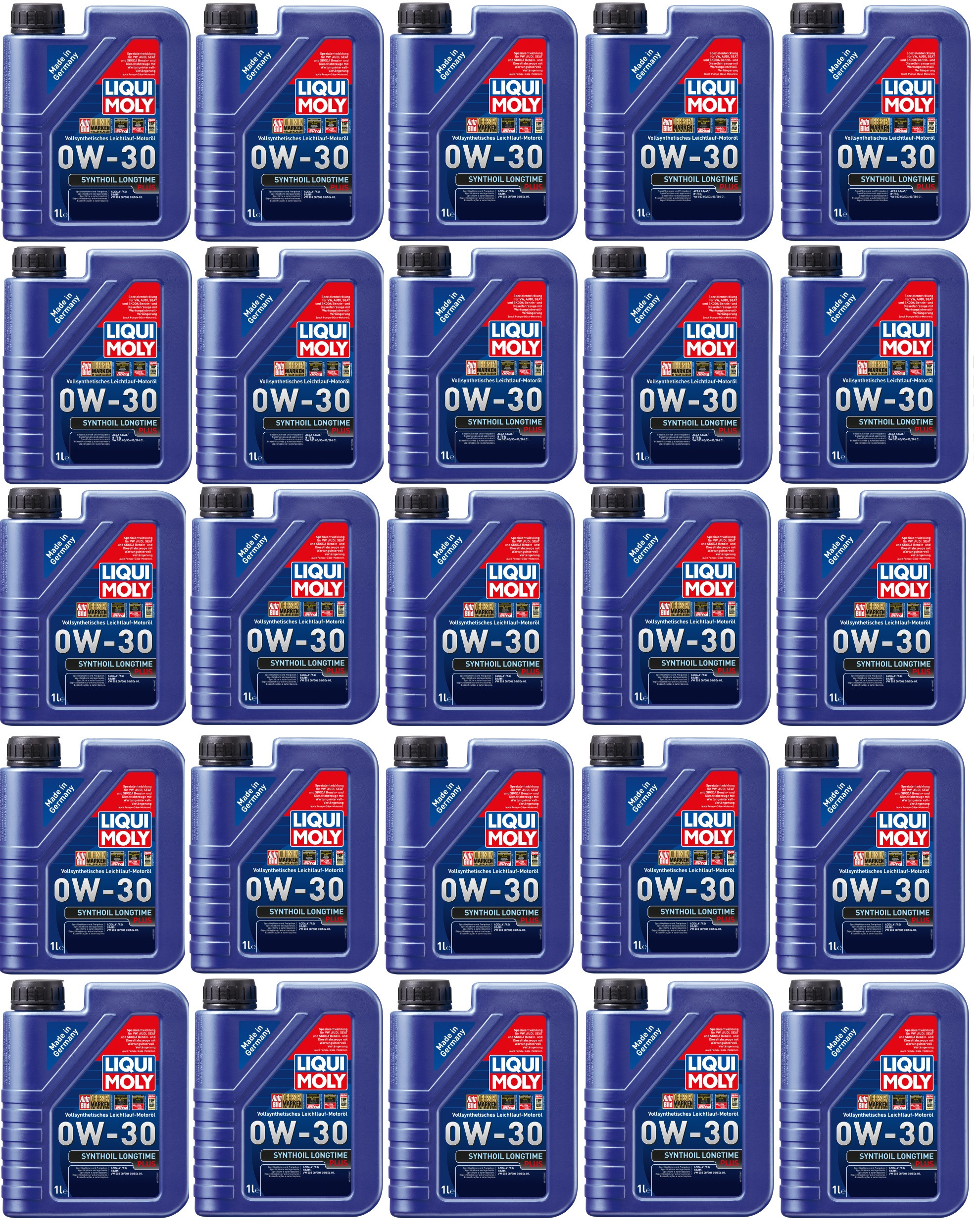 Liqui Moly 1150 Synthoil Longtime Plus 0W-30 Motoröl 30x 1l = 30 Liter ...