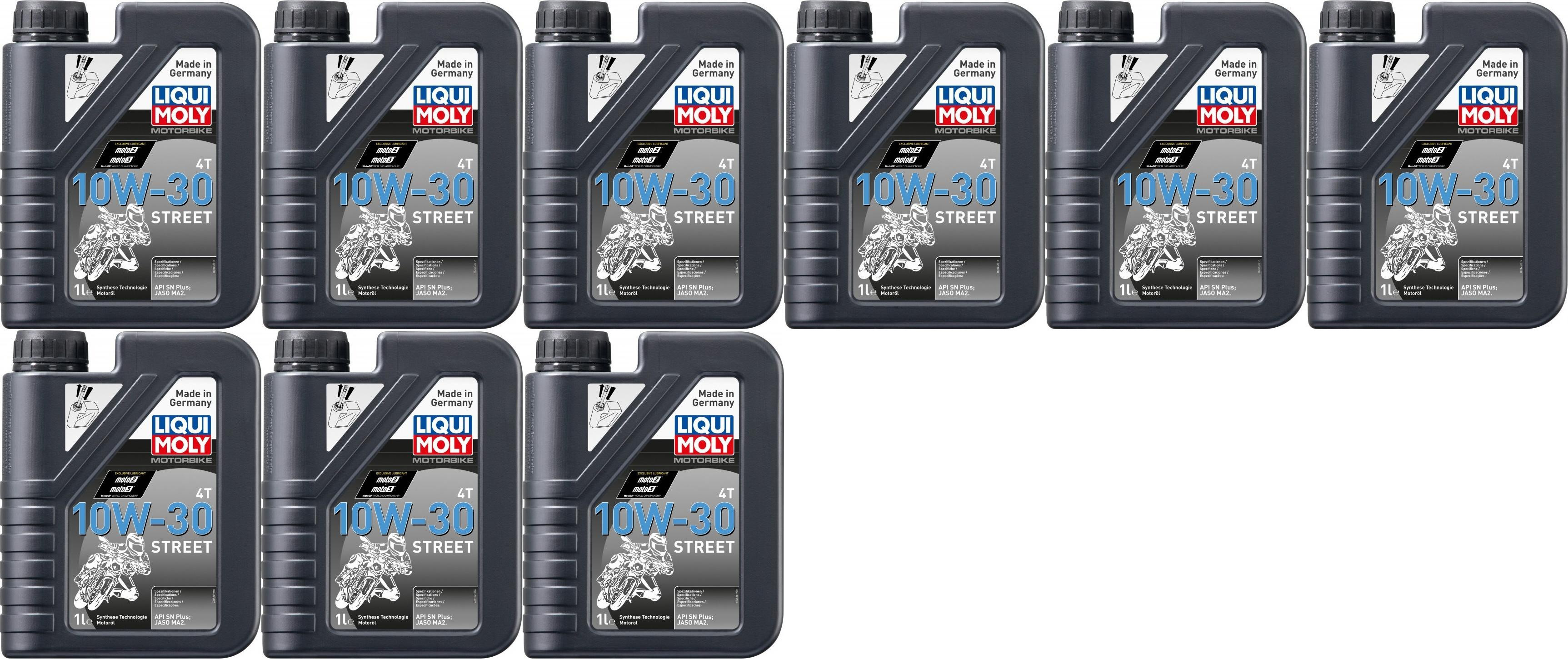 Liqui Moly 2526 Racing 4T 10W-30 Motorrad Motoröl 9x 1l = 9 Liter - 4T SAE 10W-30 - Motoröl 4 ...