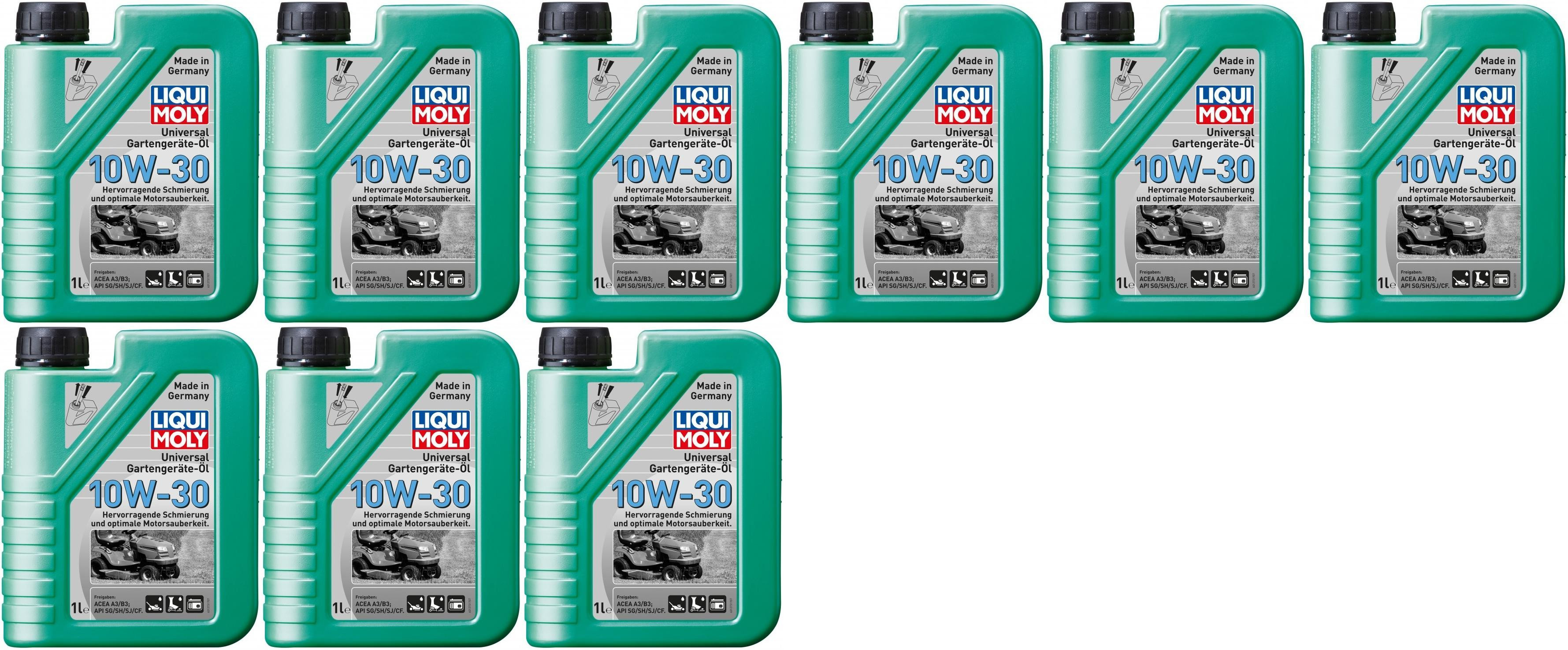 Liqui Moly 1273 Universal Gartengeräte-Öl 10W-30 Motoröl 9x 1l = 9 Liter - Rasenmäheröl ...