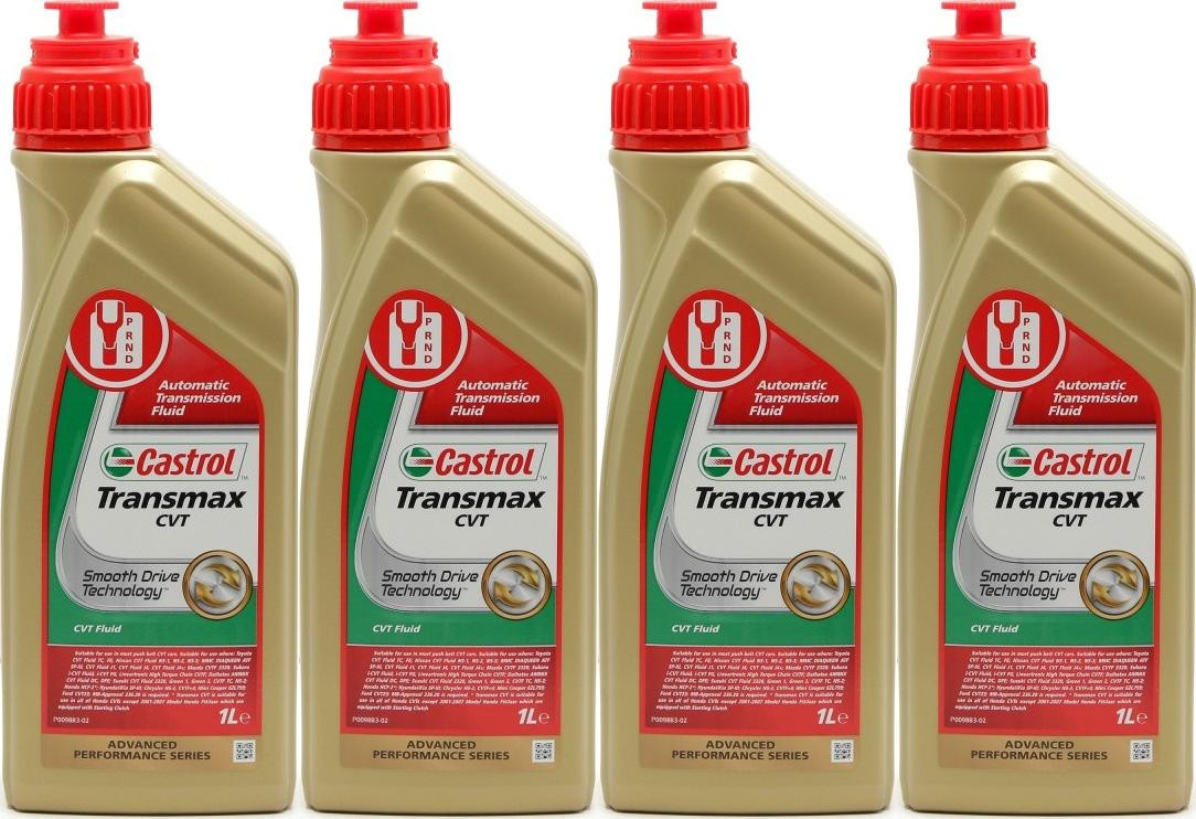 Castrol Transmax CVT Automatik Getriebeöl 4x 1l = 4 Liter - ATF ...