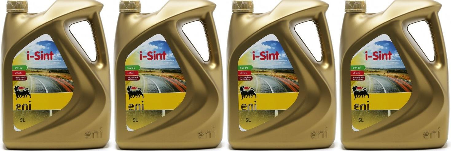 ENI i-Sint 5W-30 Motoröl 4x 5 = 20 Liter - SAE 5W-30 - PKW Motoröle ...