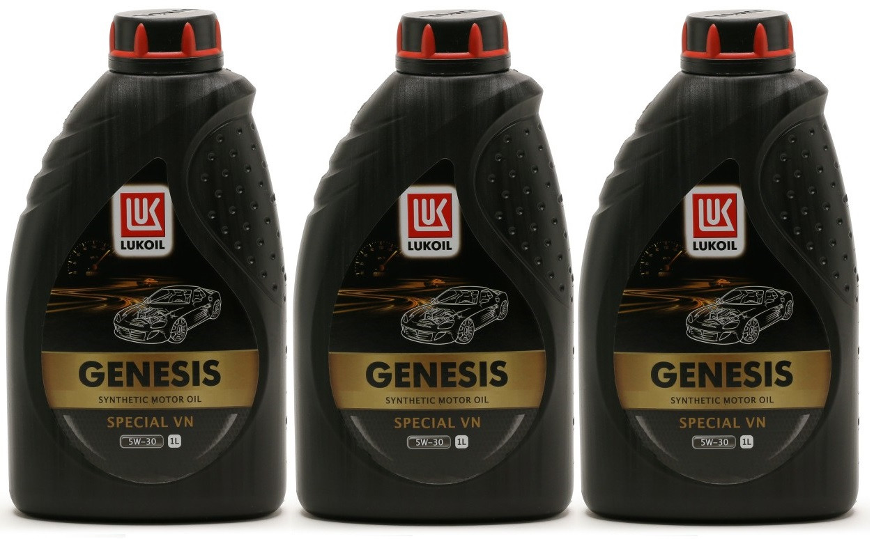 Lukoil Genesis special VN 5W-30 Motoröl 3x 1l = 3 Liter - SAE 5W-30 ...