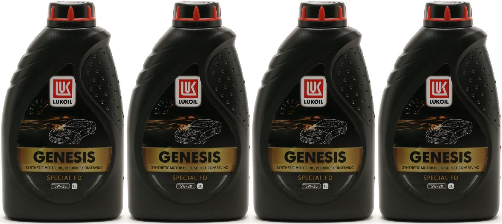 Lukoil Genesis Special FD 5W-20 Motoröl 4x 1l = 4 Liter - SAE 5W-20 ...