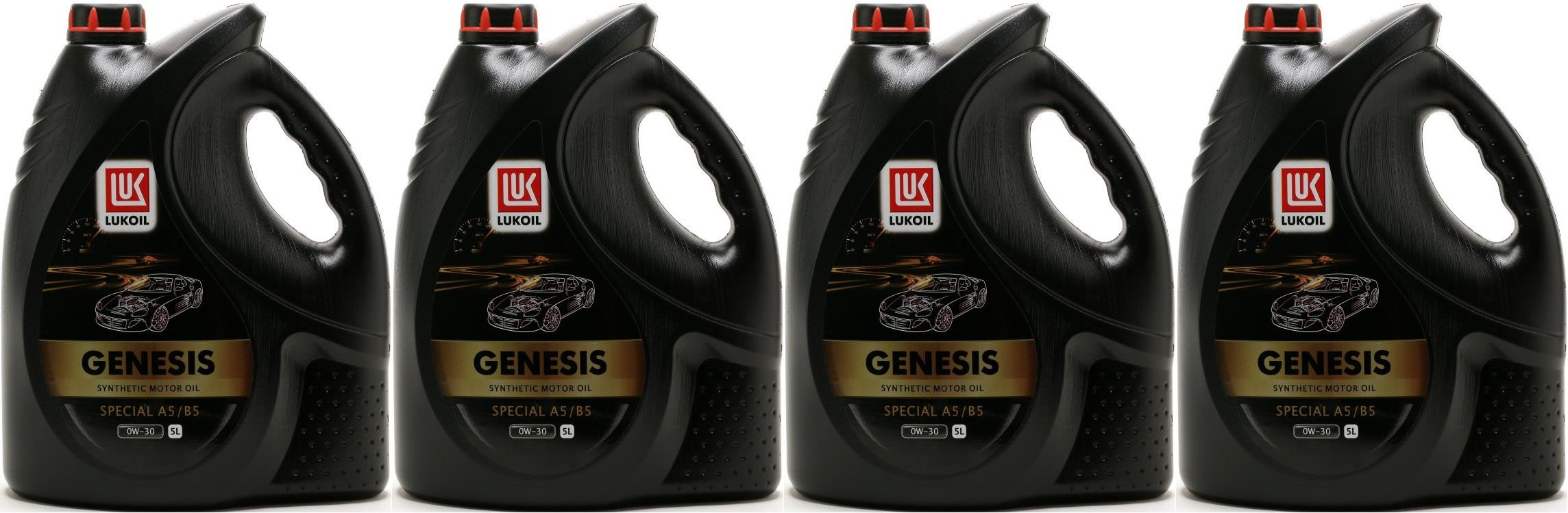 Lukoil Genesis special A5/B5 0W-30 Motoröl 4x 5 = 20 Liter - SAE 0W-30 ...