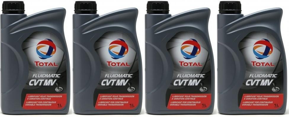 Total Fluidmatic CVT MV Automatikgetriebeöl 4x 1l = 4 Liter - ATF ...