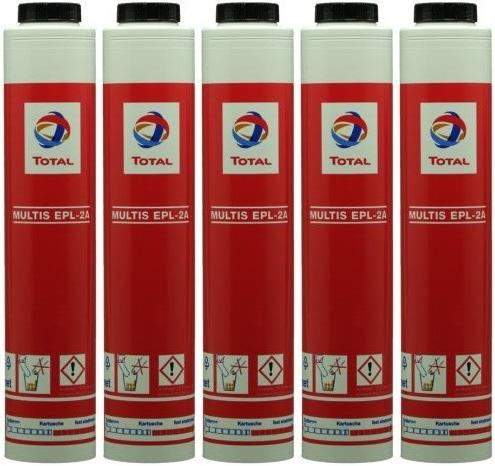 Total Multis EPL-2A Lube-Shuttle (DIN 51 825: KP2K-30) Fett Kartusche ...