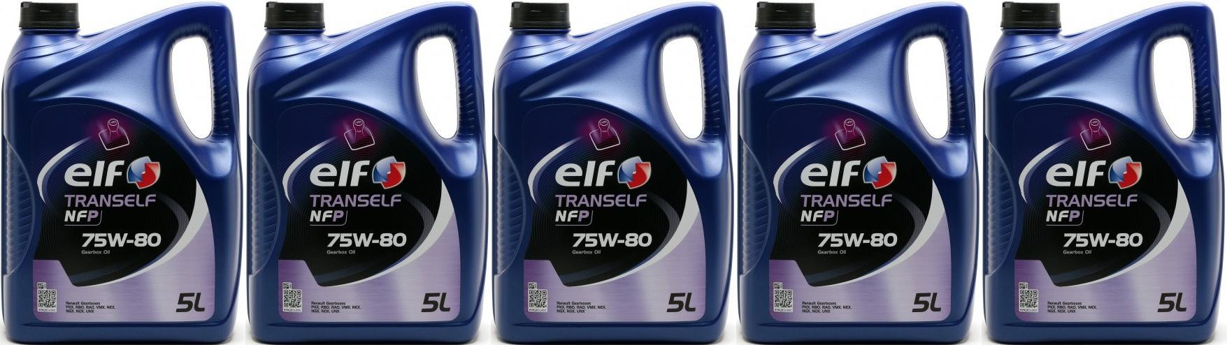 ELF Tranself NFP 75W-80 5x 5 = 25 Liter - SAE 75W-80 - Getriebeöle PKW ...