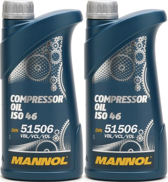 MANNOL Compressor Oil ISO 46 2x 1l = 2 Liter - Kompressorenöle - Mannol - Öl Marken - Öle ...