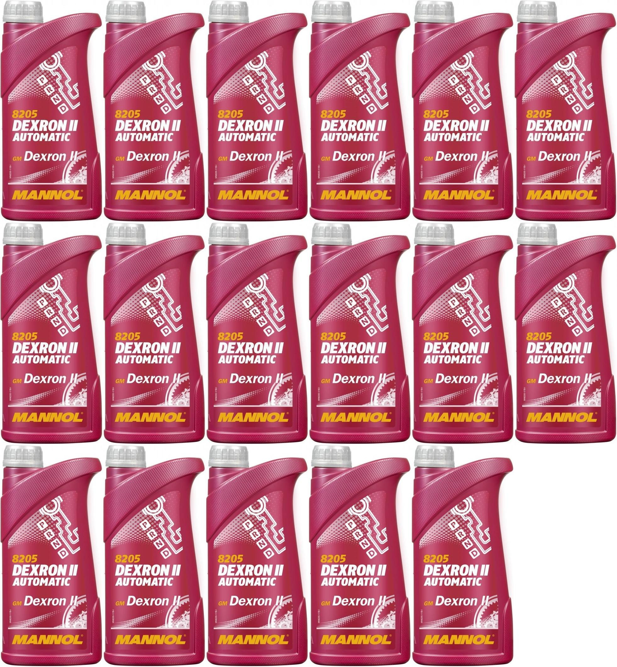 MANNOL Dexron II Automatic 17x 1l = 17 Liter - ATF Automatikgetriebeöle ...