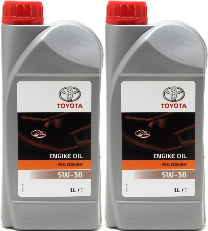 Original Toyota Fuel Economy 5W-30 Motoröl 2x 1l = 2 Liter - SAE 5W-30 ...