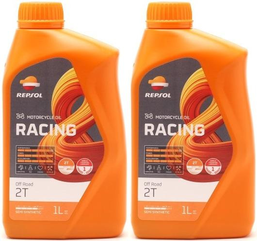 Repsol Motorrad Motoröl RACING OFF ROAD 2T 1 Liter 2x 1l = 2 Liter ...