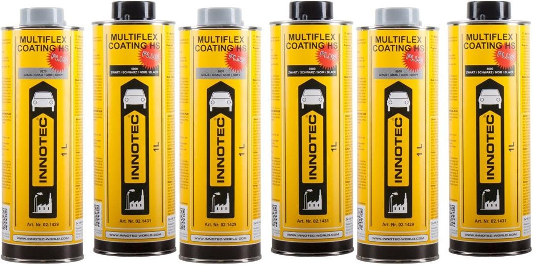Innotec X-Multiflex Coating HS - Grau (5070) 1 L 3x 1l = 3 Liter ...