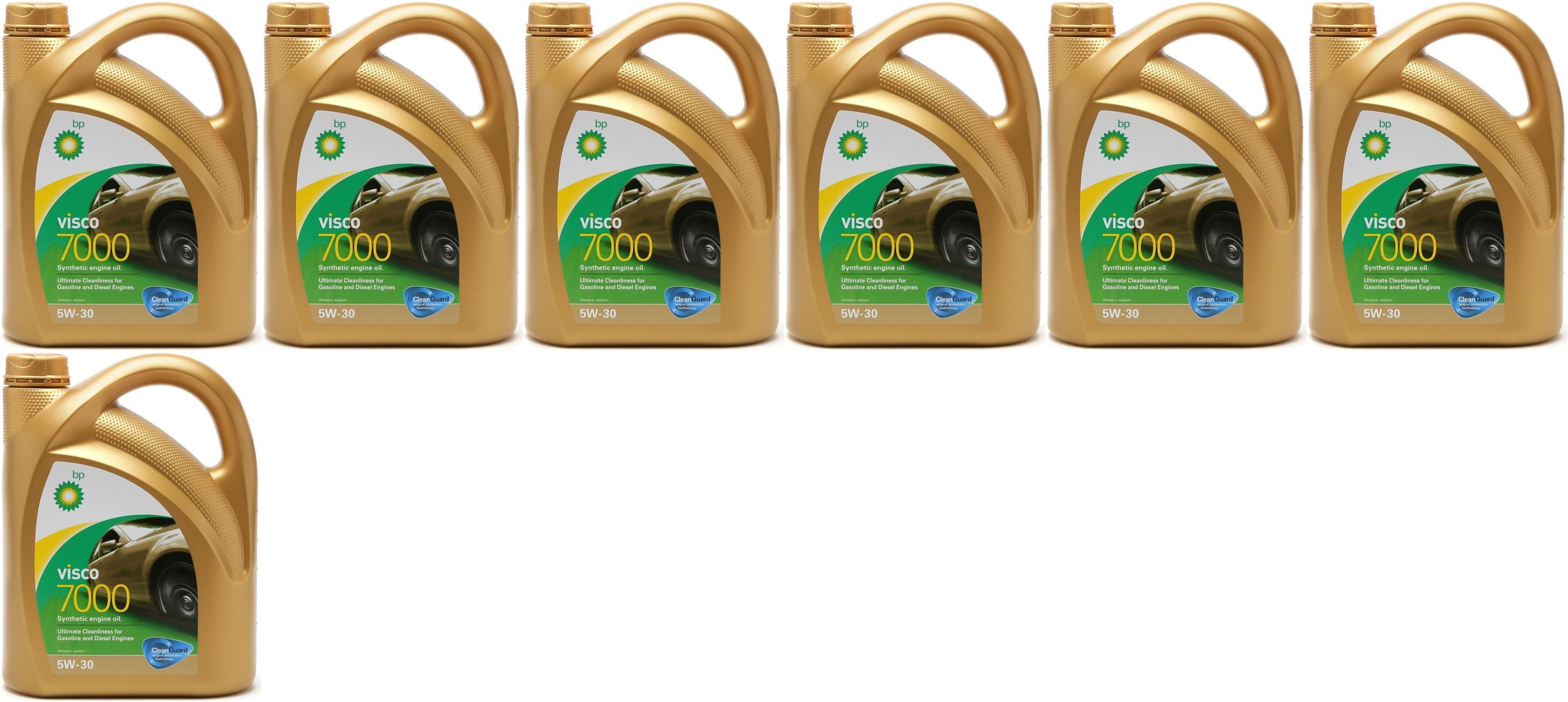 BP Visco 7000 5W-30 Longlife III Motoröl 7x 4l = 28 Liter ...