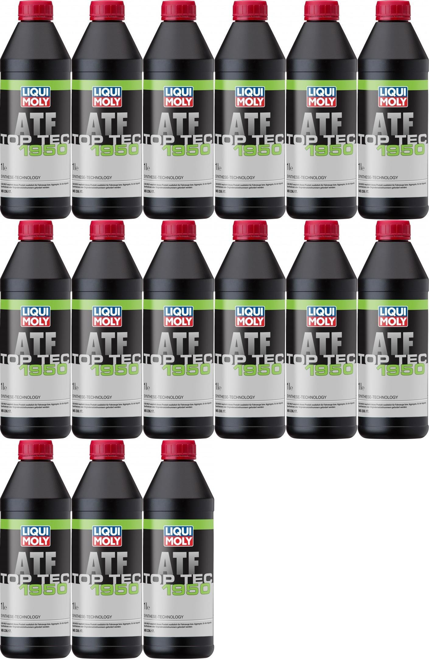 Liqui Moly 21378 Top Tec ATF 1950 15x 1l = 15 Liter - MotoroelDirekt.at