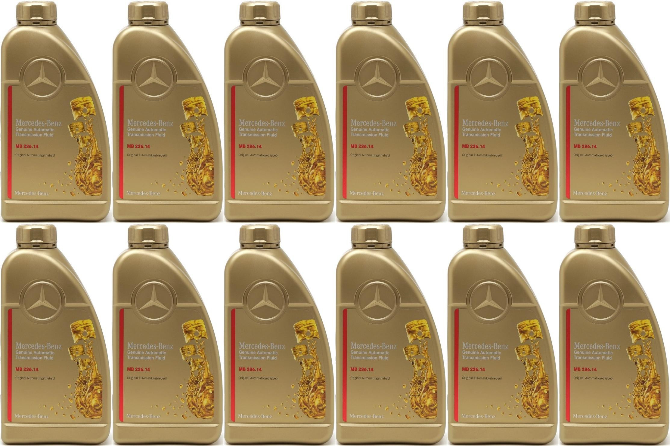 Original Mercedes Benz Automatikgetriebeöl MB 236.14 12x 1l = 12 Liter ...