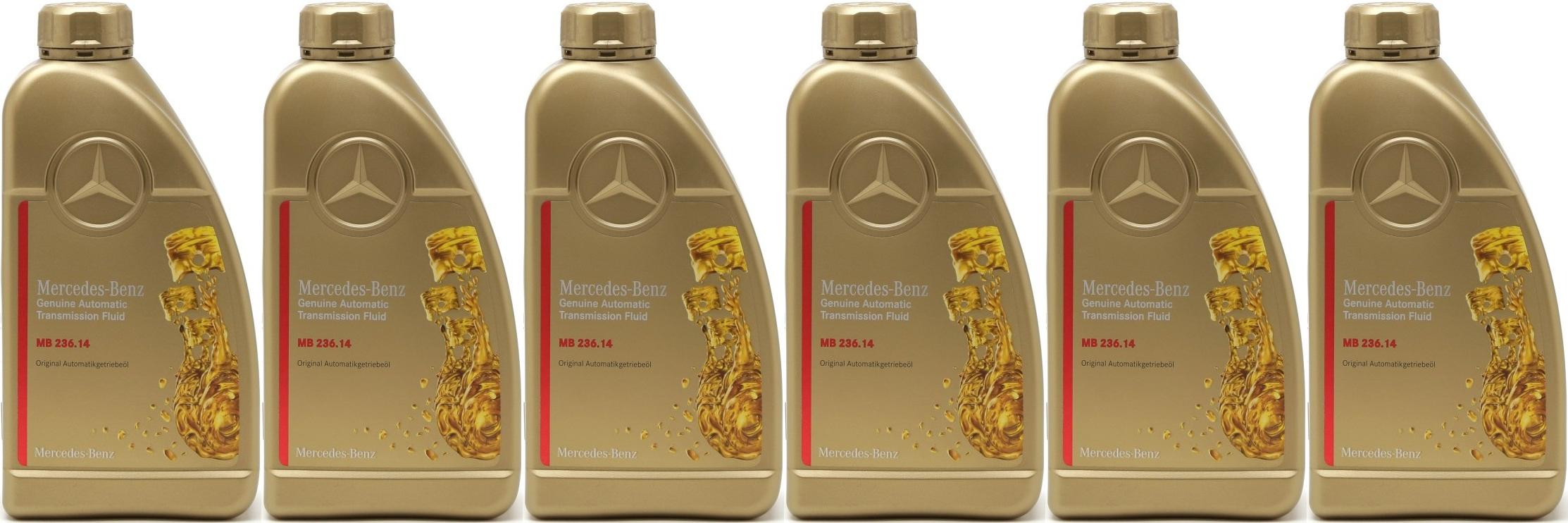 Original Mercedes Benz Automatikgetriebeöl MB 236.14 6x 1l = 6 Liter ...