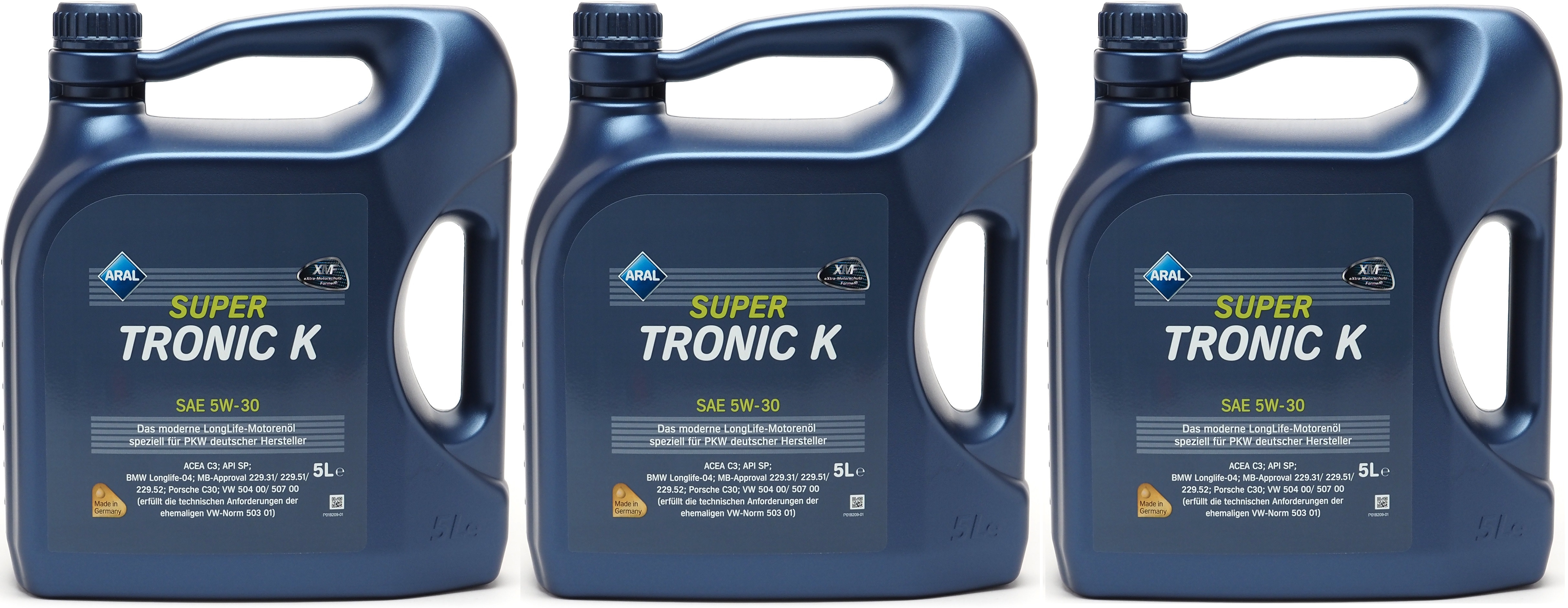 Aral Super Tronic K (ex. LongLife III) 5W-30 Motoröl 3x 5 = 15 Liter ...
