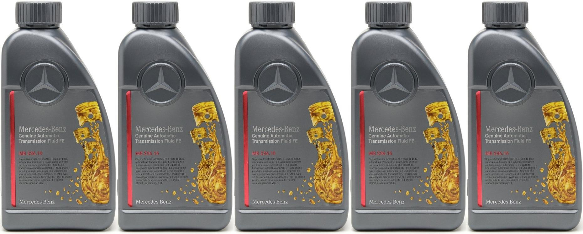 Original Mercedes Benz Automatikgetriebeöl MB 236.15 5x 1l = 5 Liter ...