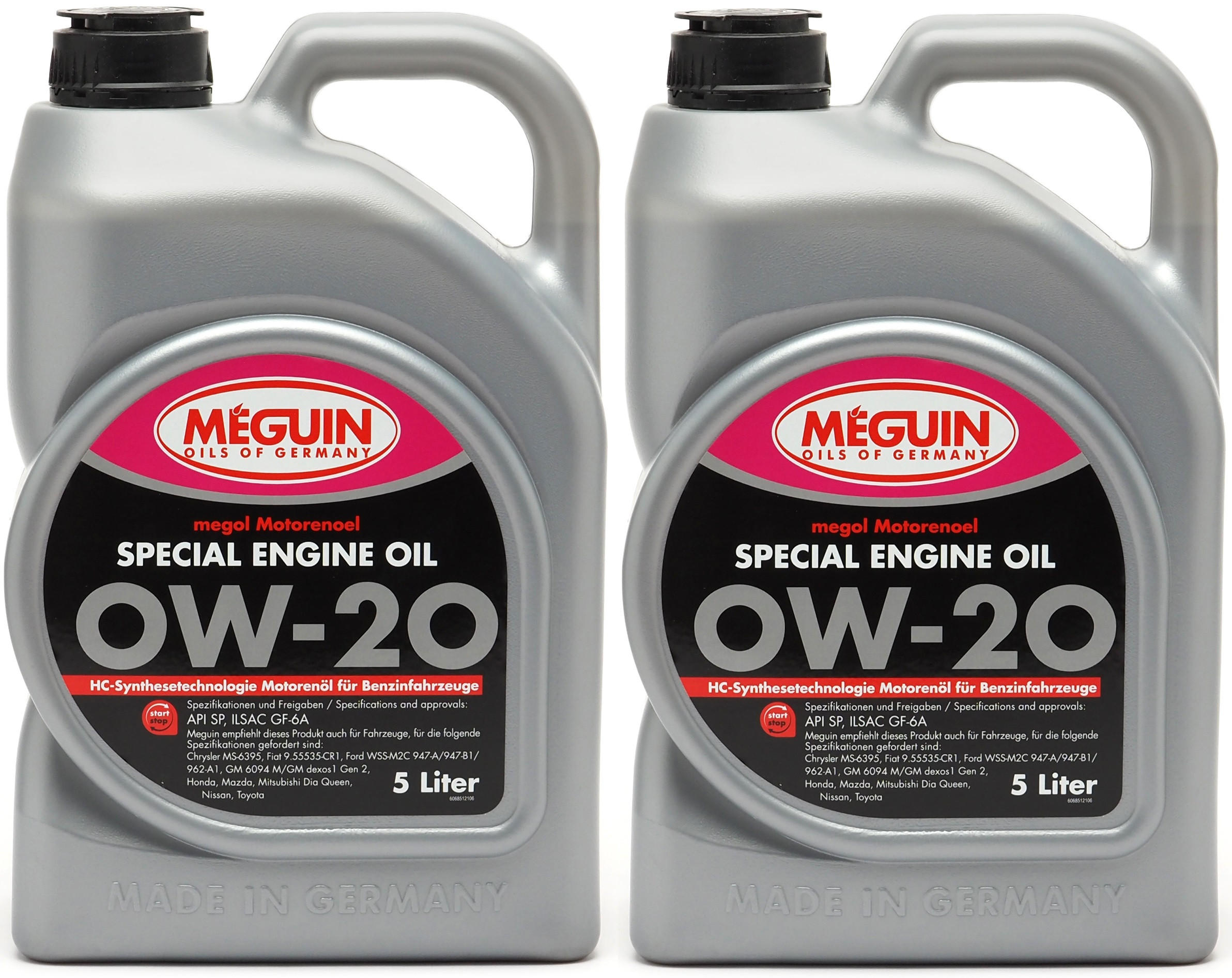 Meguin Megol 6851 Motoröl Special Engine Oil 0W-20 2x 5 = 10 Liter ...