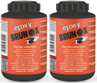 Brunox Epoxy Roststopp + Grundierung 2x 1l = 2 Liter - MotoroelDirekt.at