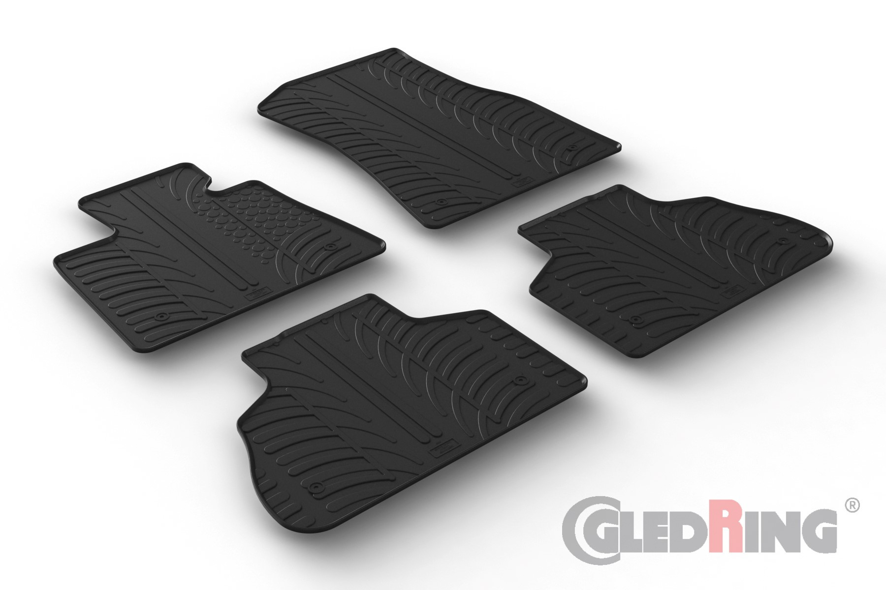 Original Gledring Passform Fußmatten Gummimatten 4 Tlg.+Fixing - BMW X5 G05 11.2018 ...