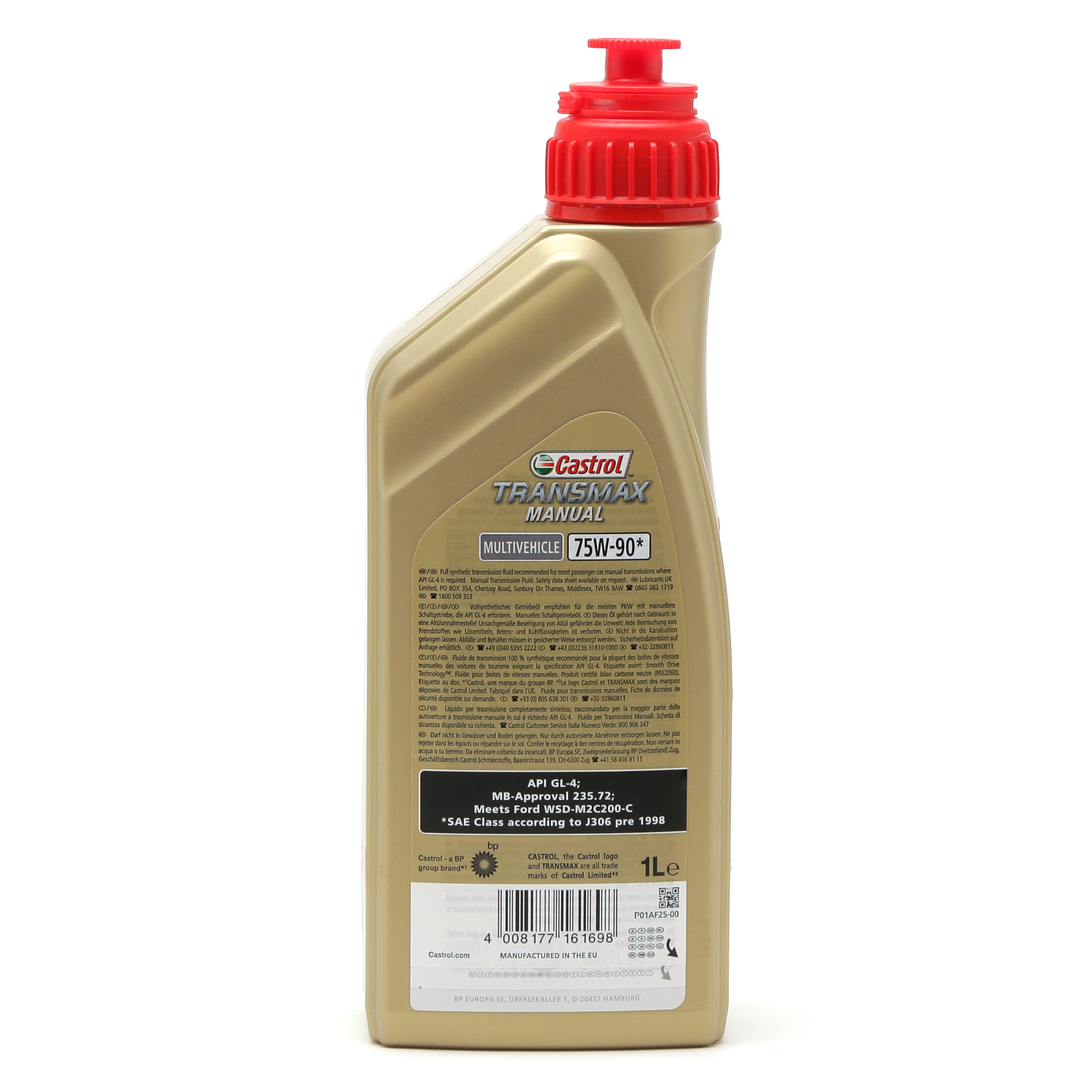 Castrol Syntrans Multivehicle 75W-90 Schaltgetriebeöl 1l - SAE 75W-90 ...