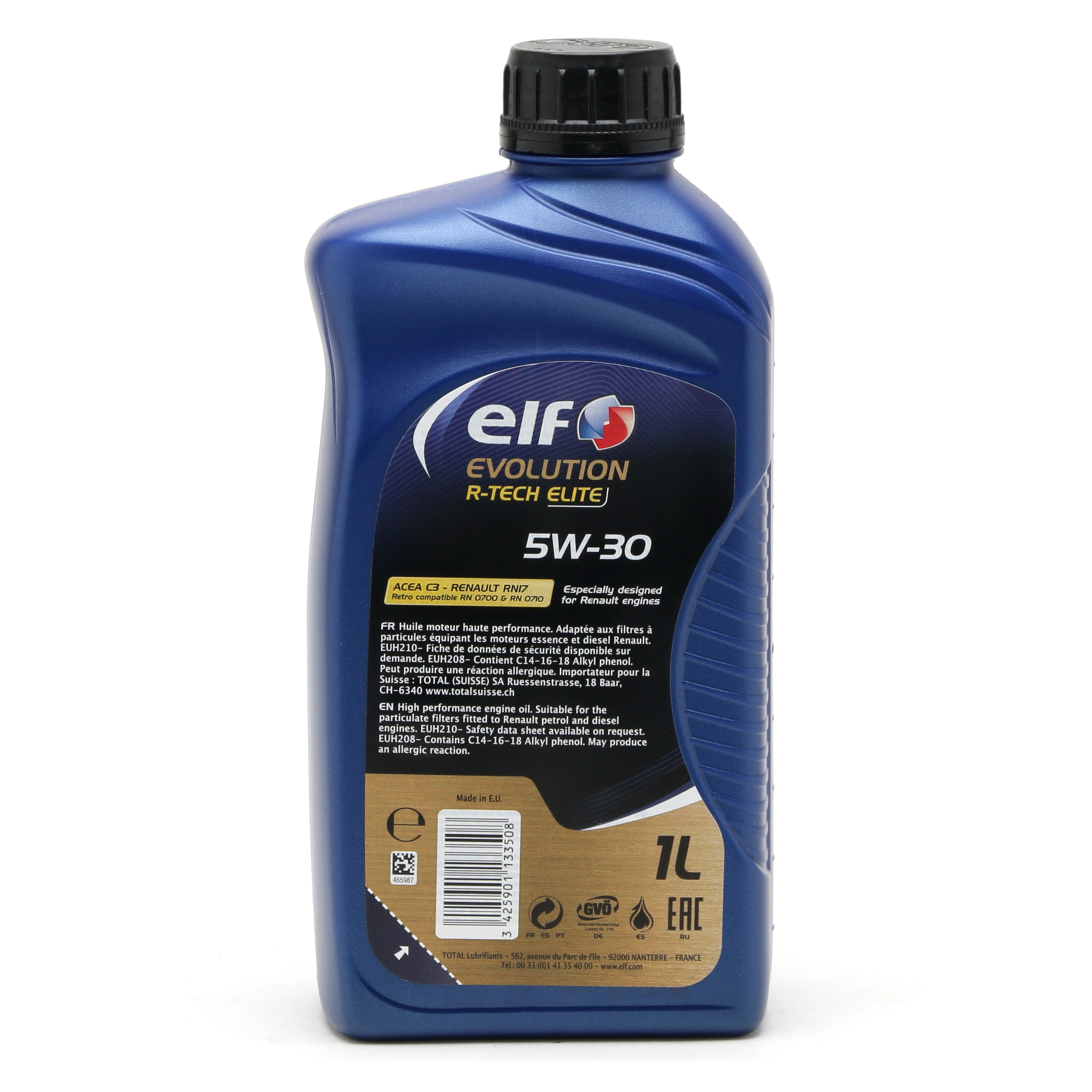 Elf Evolution R-Tech RN17 5W-30 Motoröl 1l - Öl Marken - Öle ...