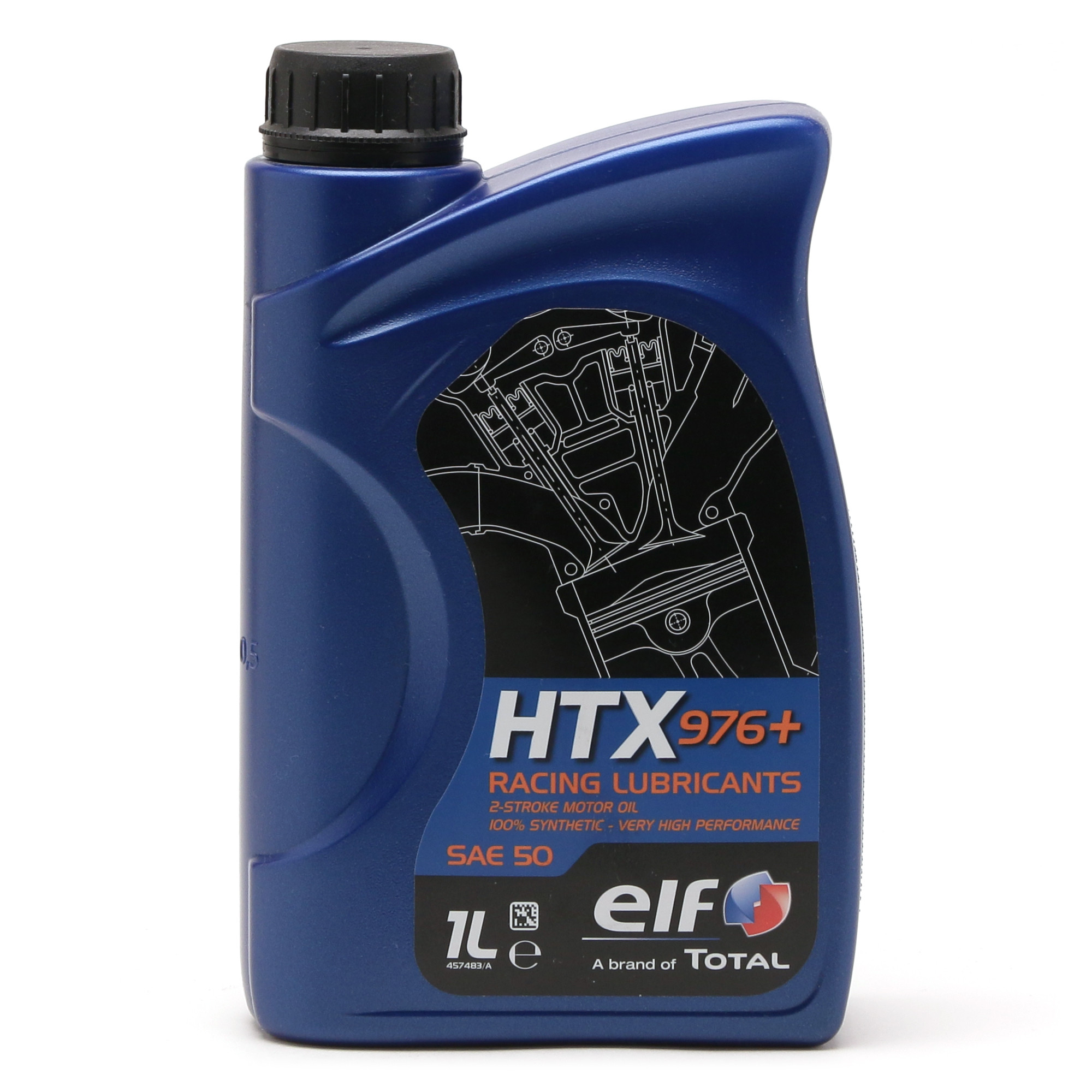 Elf HTX 976+ Racing Lubricants 100 % Synthetic / Rennöl / 2-T Motoröl 1l - 2-Takt ...