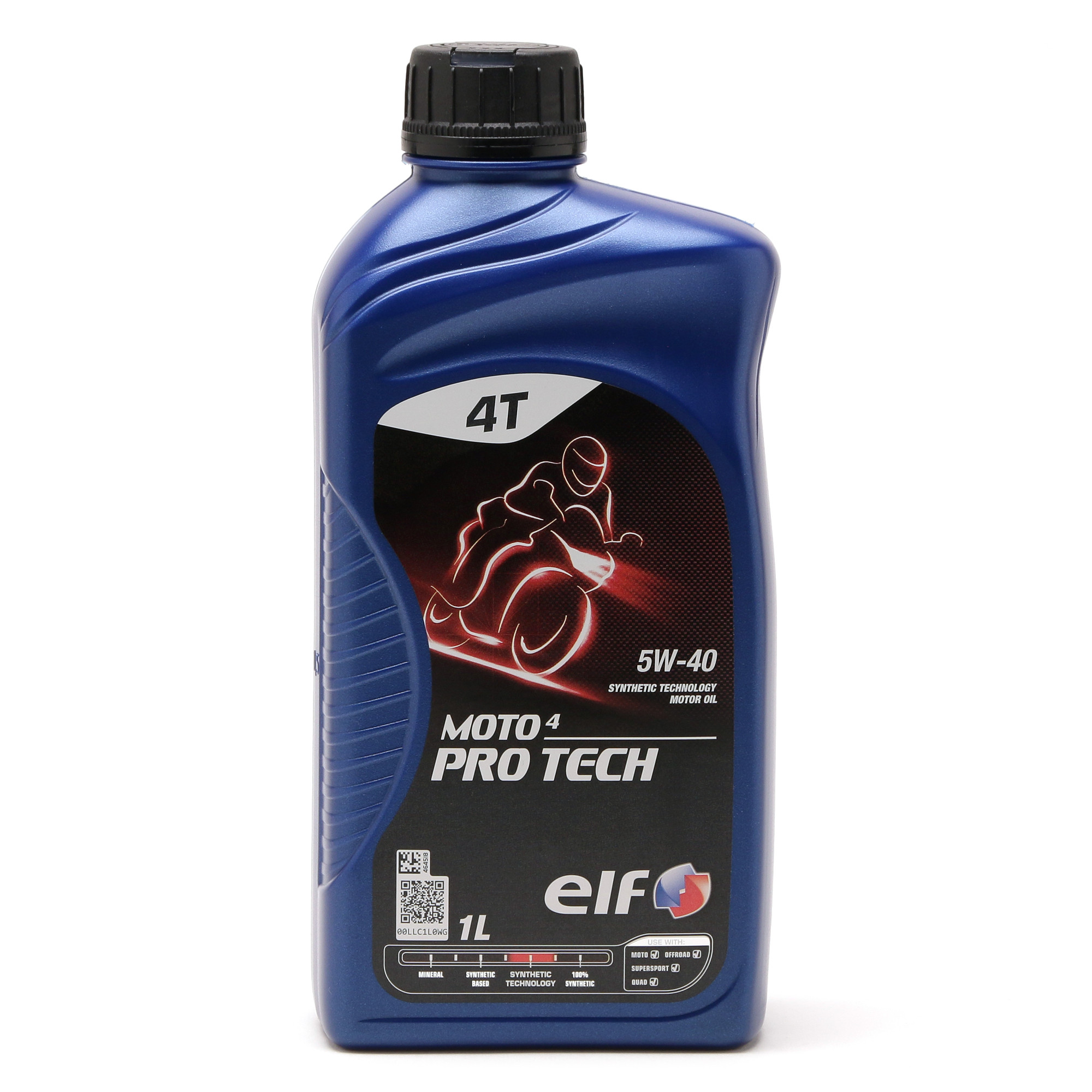 Elf Moto 4 Pro Tech 5W-40 4T Motorrad Motoröl 1l - 4T SAE 5W-40 ...