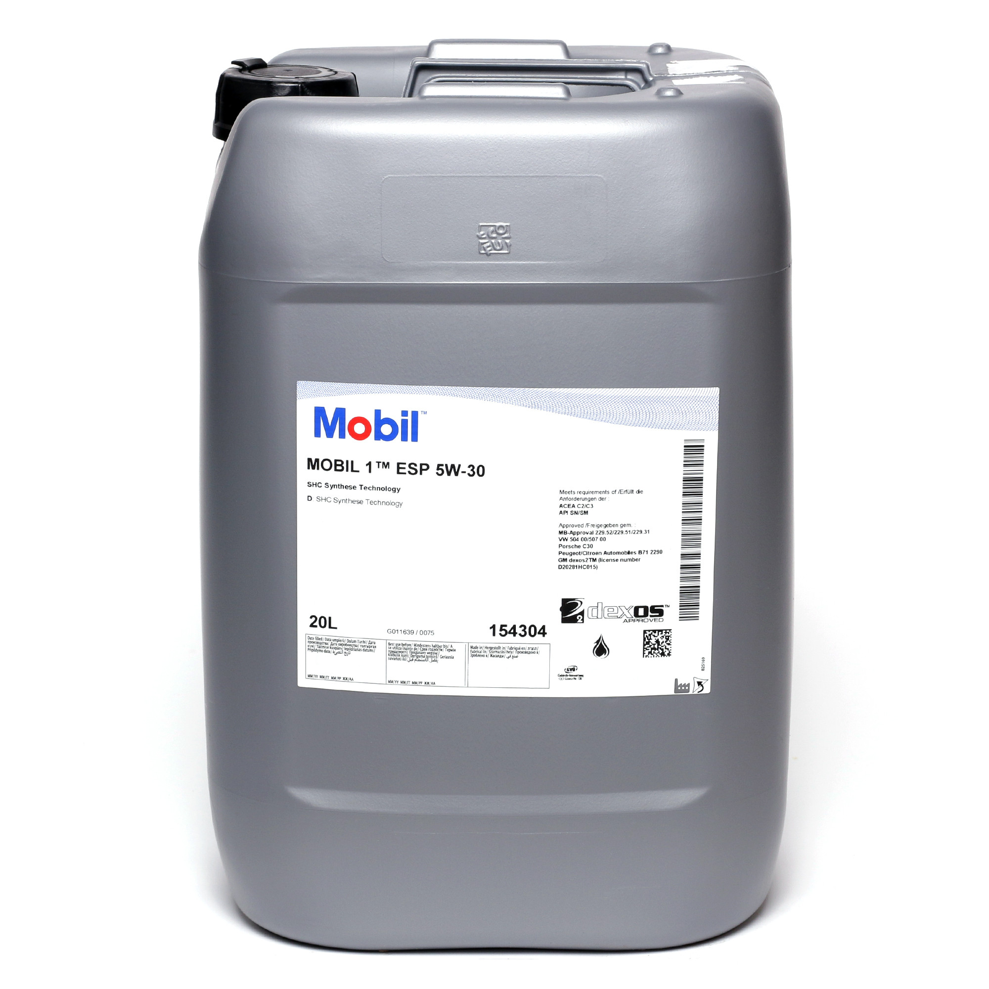Mobil 1 ESP 5W-30 Motoröl 20l Kanister - SAE 5W-30 - Auto/PKW Motoröle ...