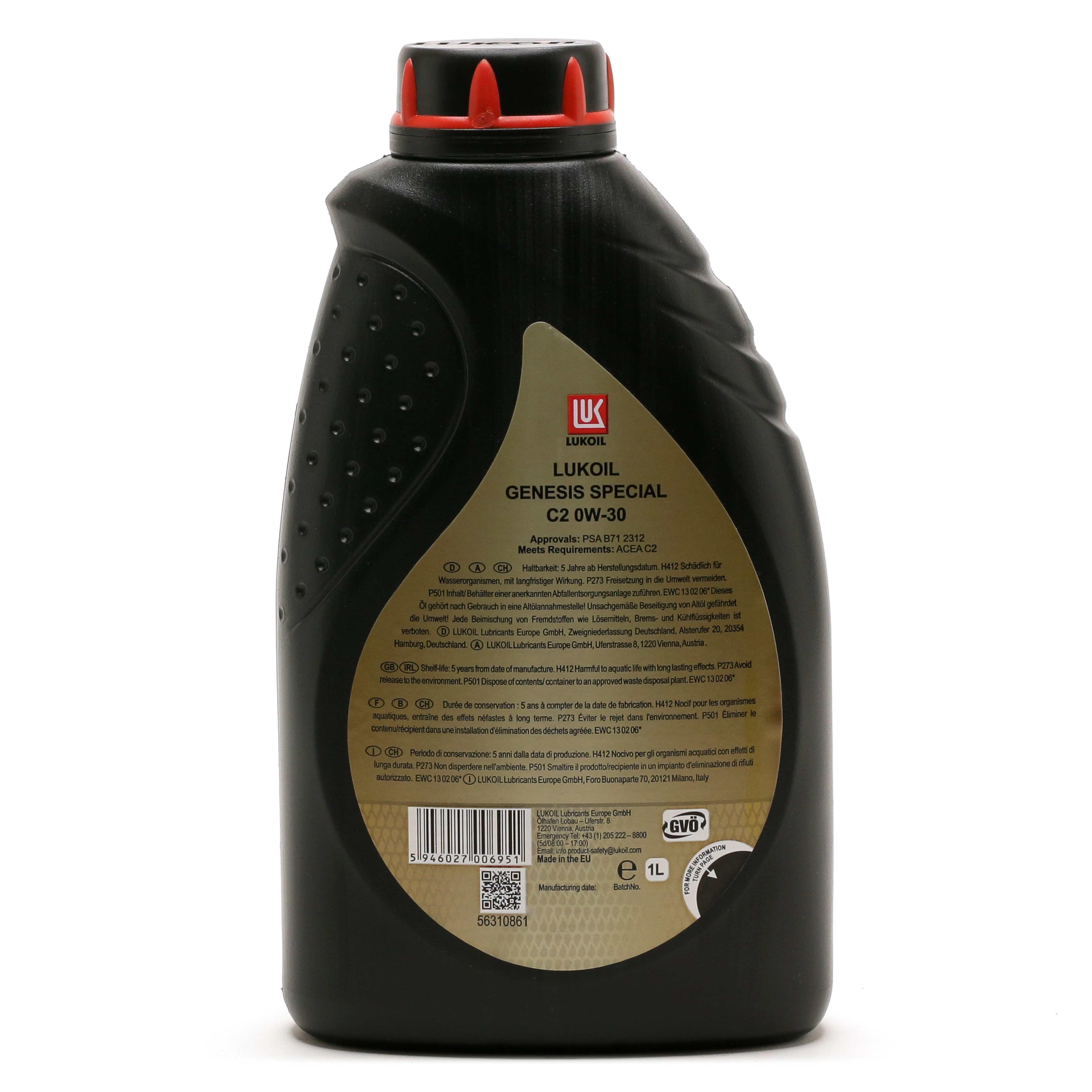 LUKOIL GENESIS SPECIAL C2 0W-30 1l - SAE 0W-30 - Auto/PKW Motoröle (SAE ...