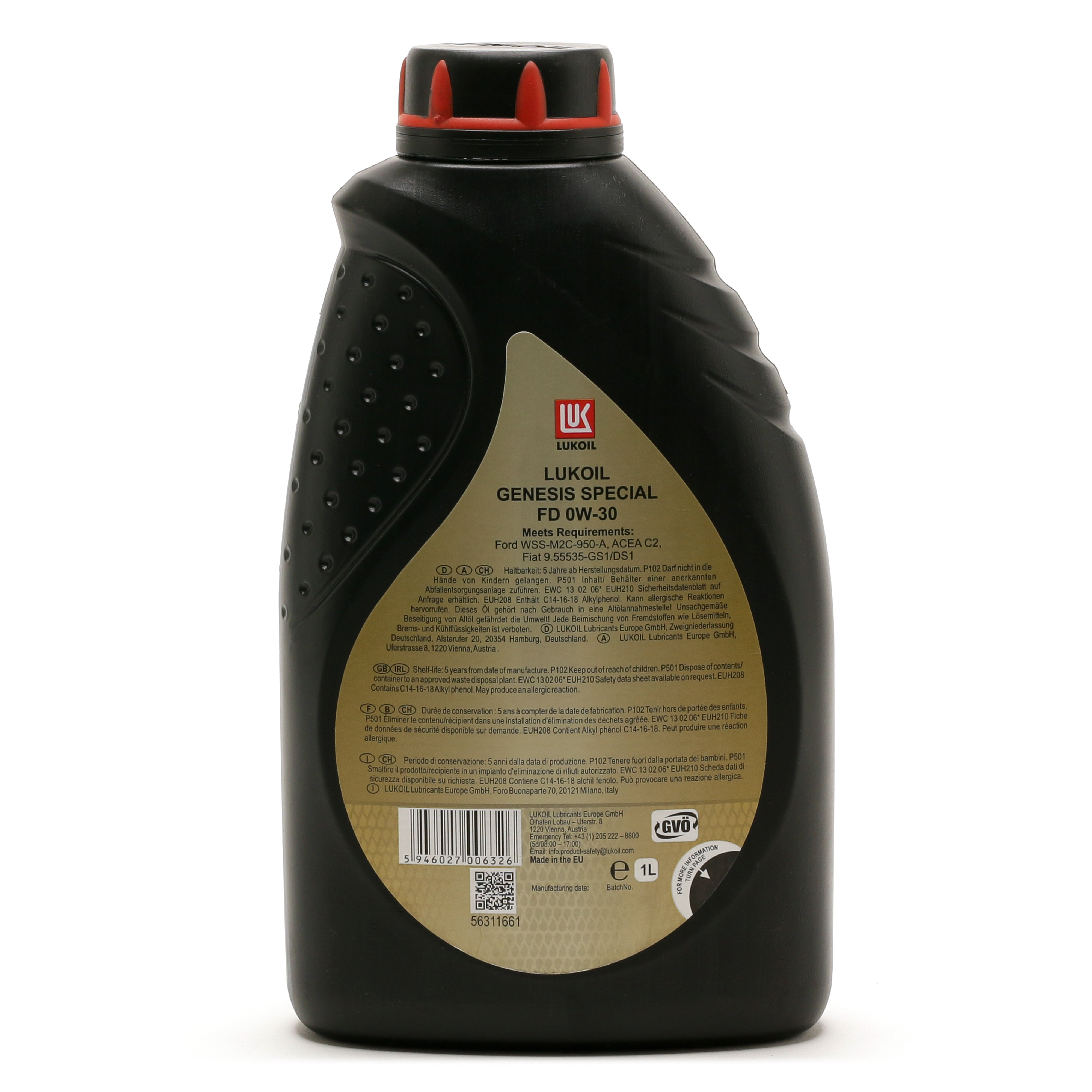 LUKOIL GENESIS SPECIAL FD 0W-30 Motoröl 1l - SAE 0W-30 - Auto/PKW ...