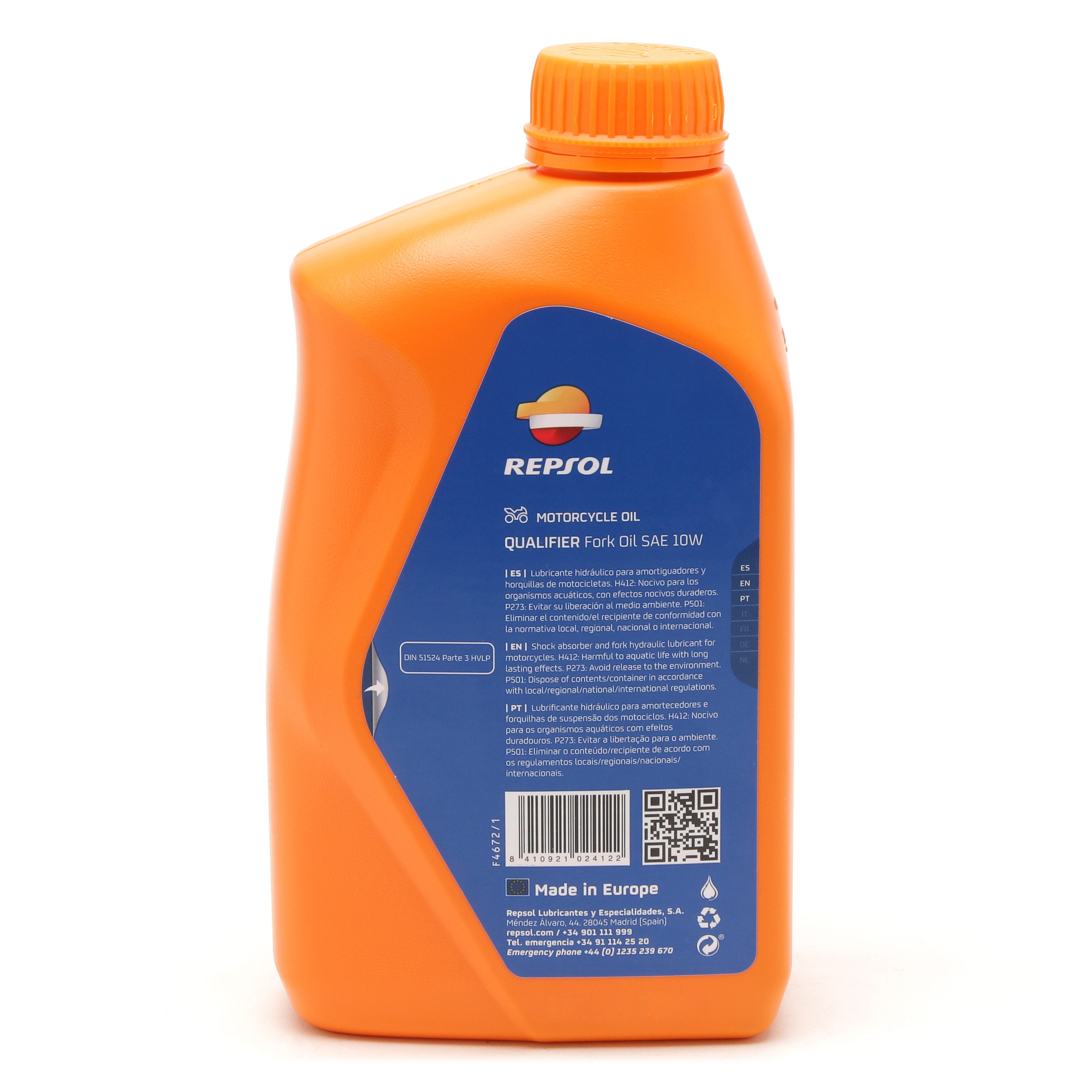 Repsol Motorrad Gabelöl MOTO FORK OIL 10W 1 Liter - Gabelöl 10W ...