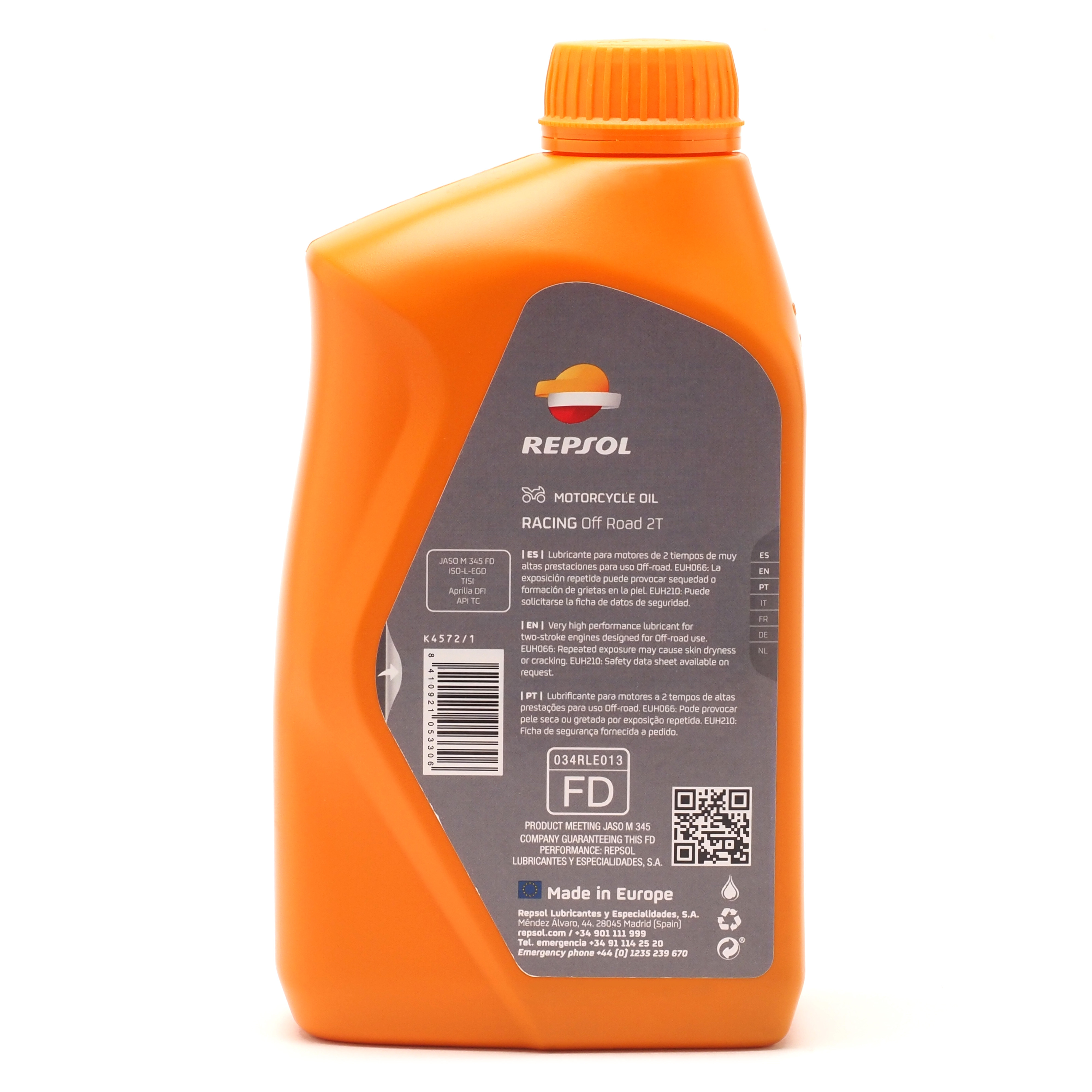 Repsol Motorrad Motoröl RACING OFF ROAD 2T 1 Liter - Repsol - Öl Marken ...