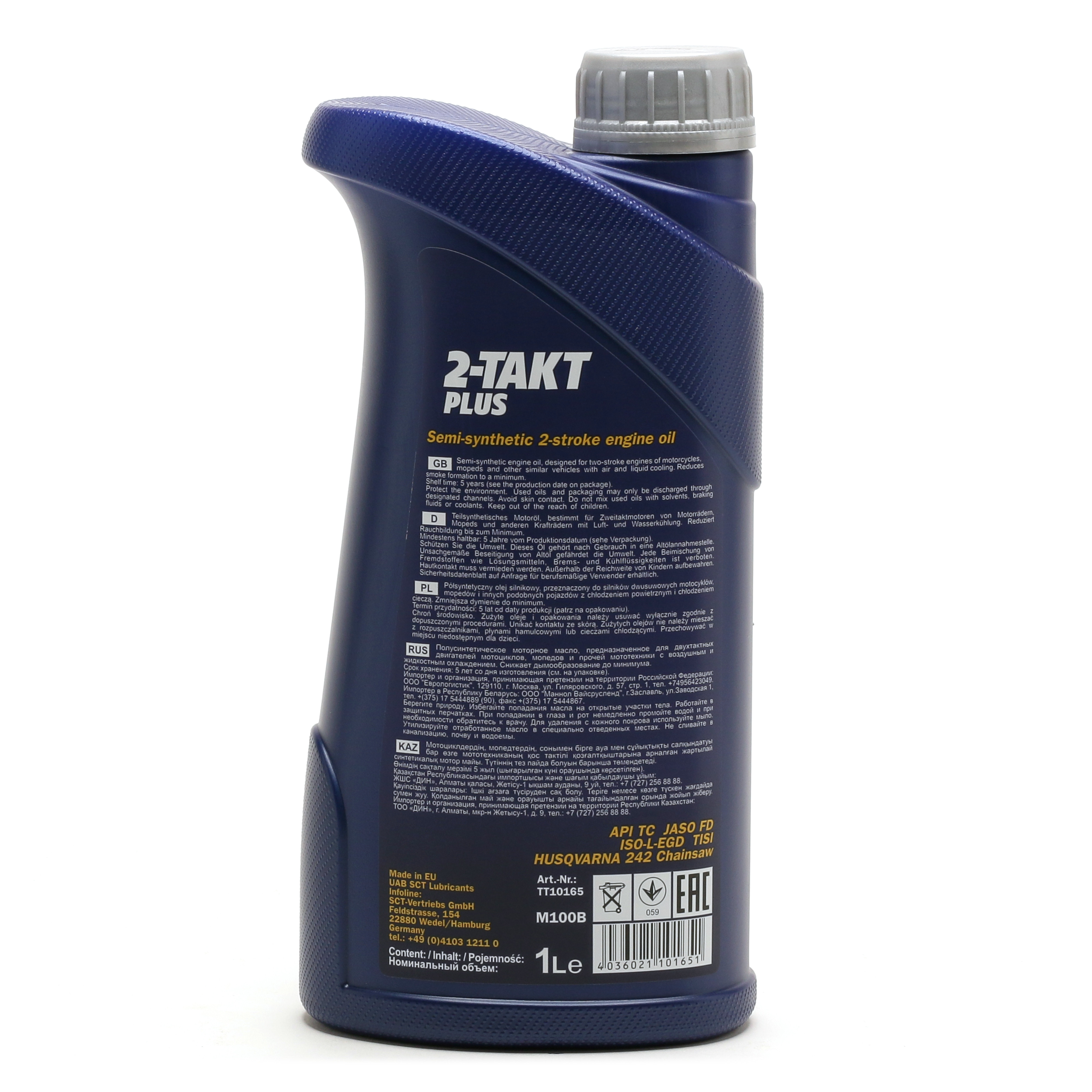 Mannol 7204 2-Takt Plus teilsynthetisches Motoröl 1l Flasche ...
