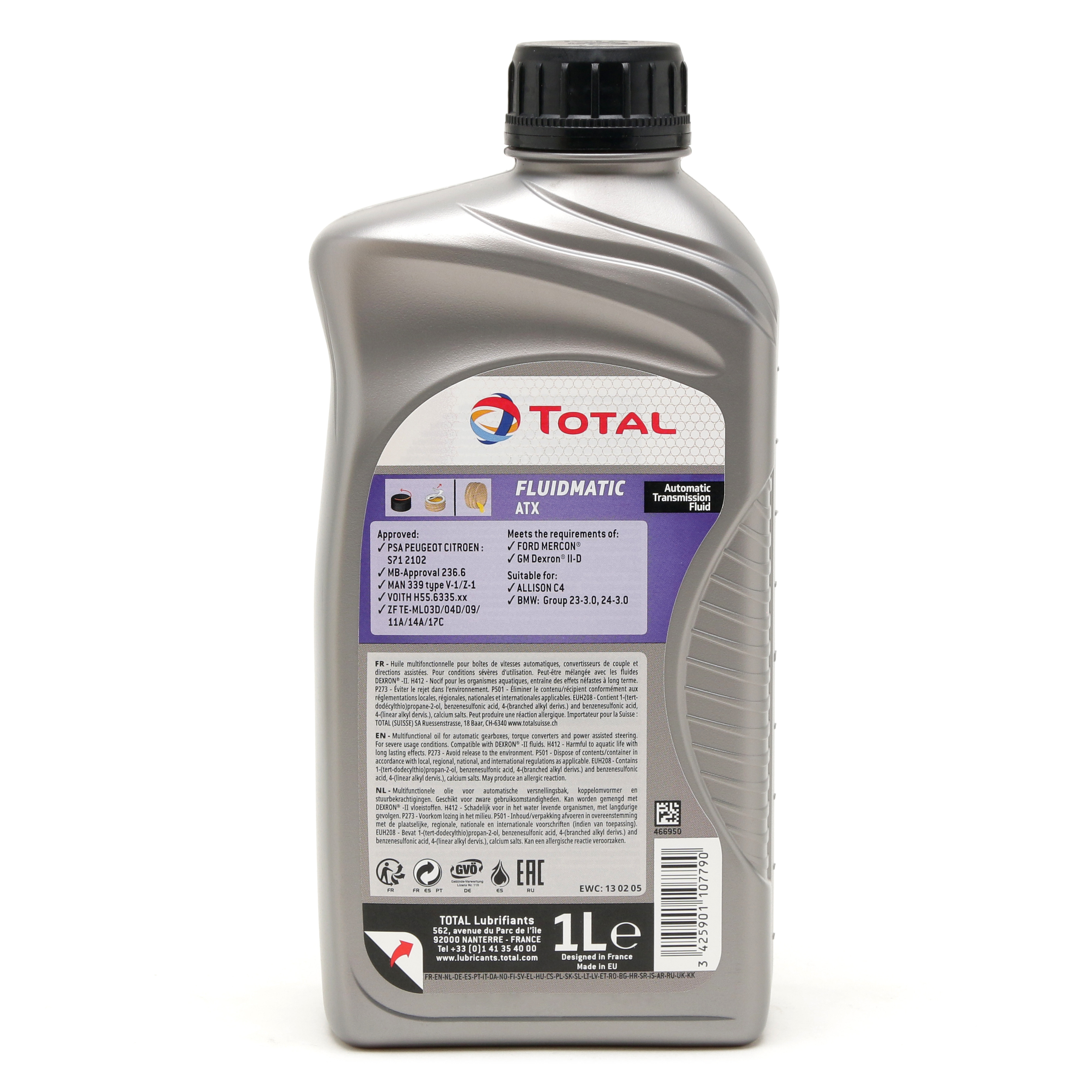 Total Fluide ATX Automatikgetriebeöl 1l - ATF Automatiköle - Öle ...