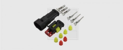 Superseal Steckverbinder-Set 2-polig, 2 x 1,5 mm², DIN 40050-9 ...