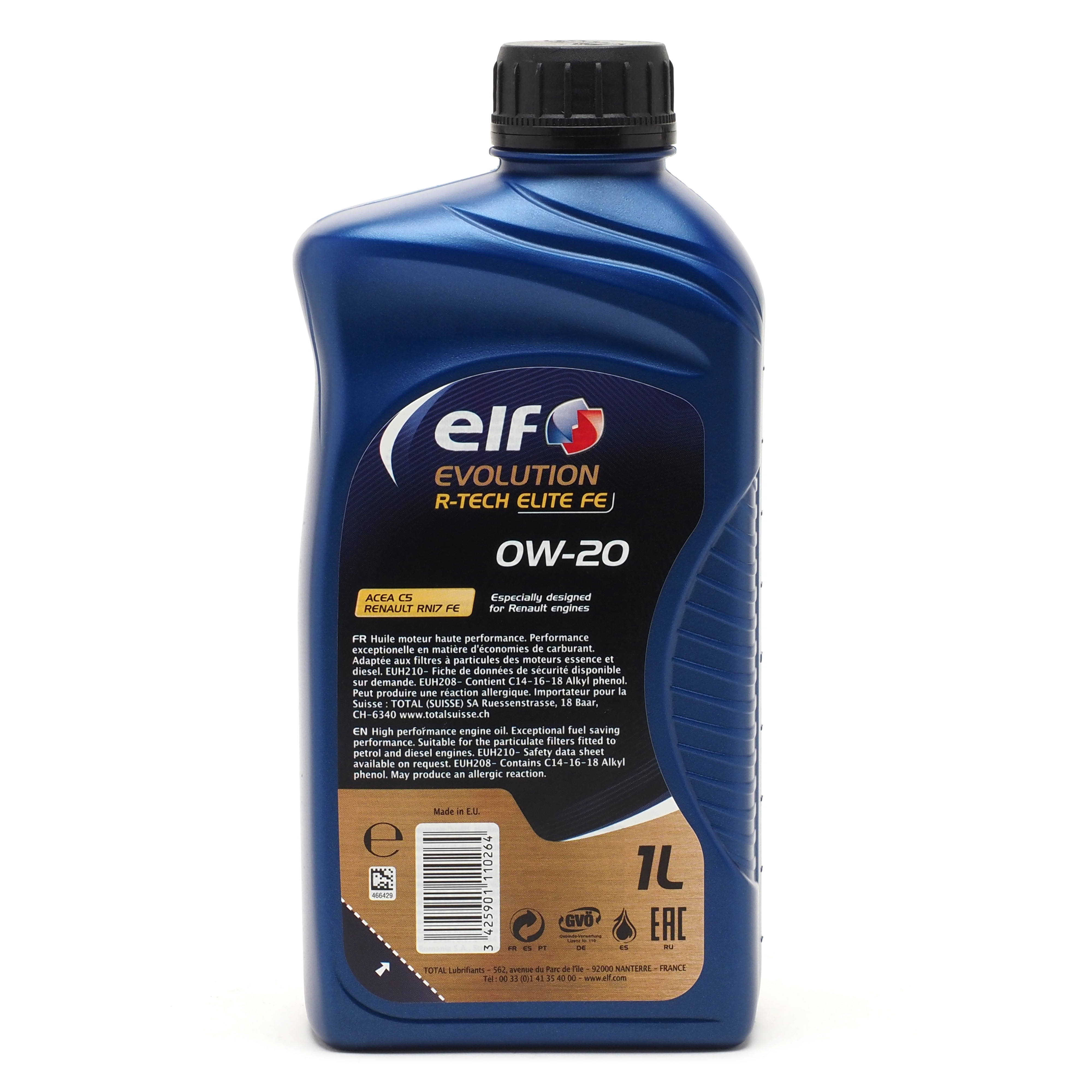 Elf Evolution R-Tech Elite FE 0W-20 1l - SAE 0W-20 - Auto/PKW Motoröle ...