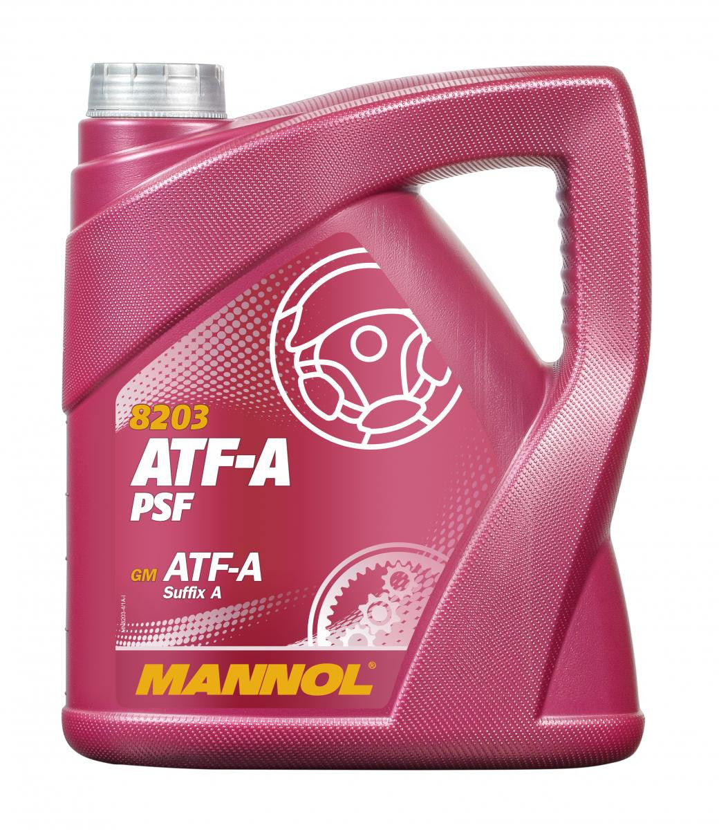 Mannol 8203 ATF-A/PSF Automatikgetriebeöl 4l Kanister - Hydrauliköl ...
