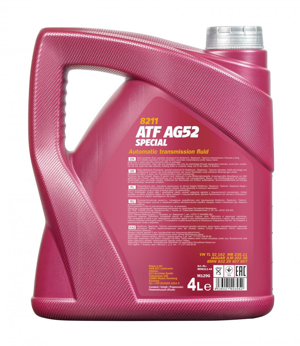 MANNOL ATF AG52 Automatic Special 4l - ATF Automatikgetriebeöle ...